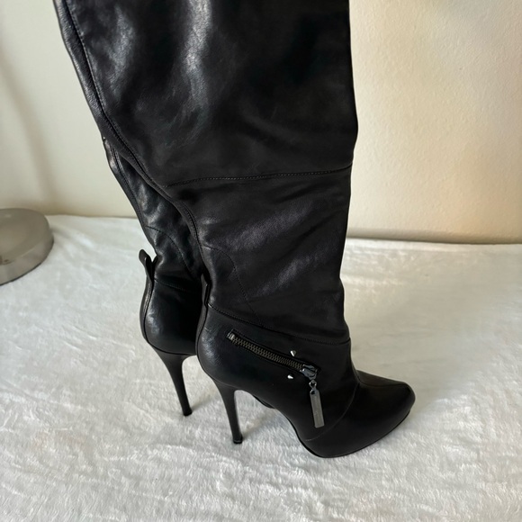 Report Signature | Shoes | Report Signature Kane Leather Thigh High ...